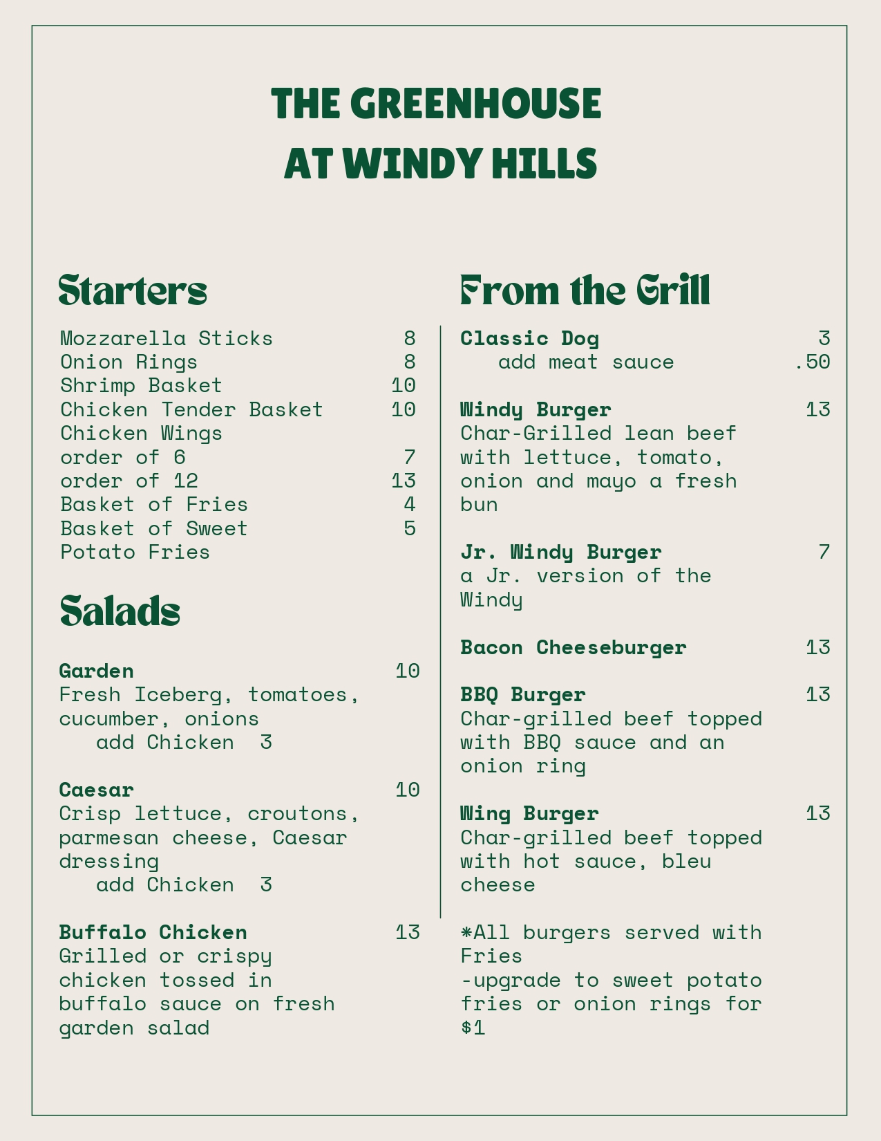 Restaurant – Windy Hills Golf Course